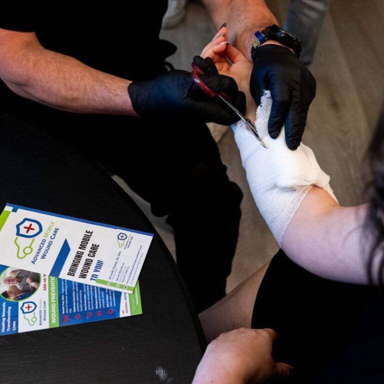 In-Home Wound Care for Patients | Advanced Mobile Wound Care